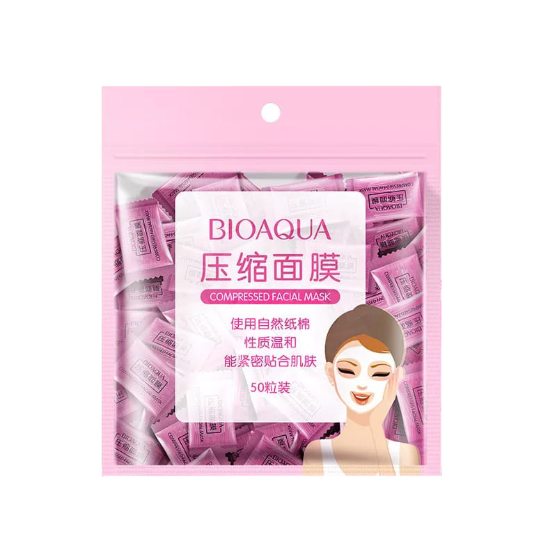 BIOAQUA Cady Compressed Facial Mask - 50pcs – OHSOGO