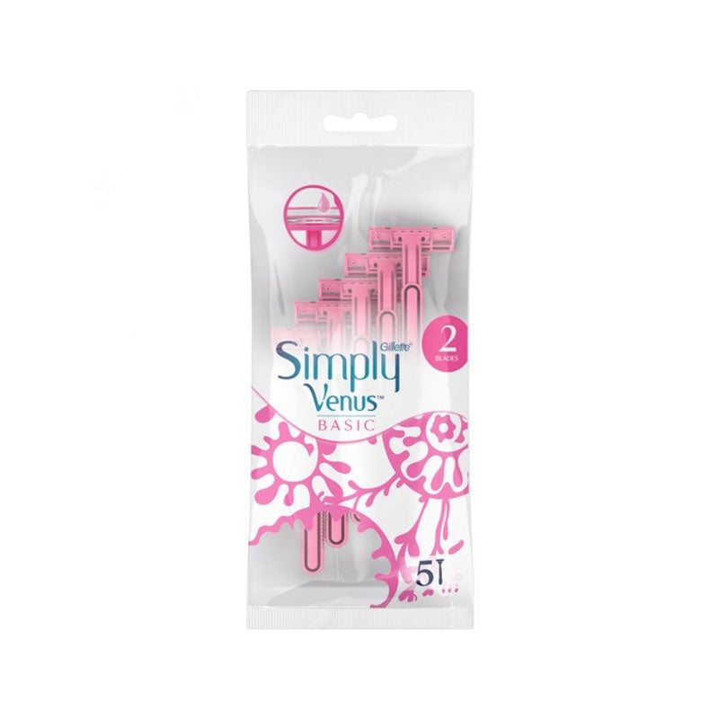 Gillette Simply Venus Basic Women’s Razors Blade 5pcs – OHSOGO