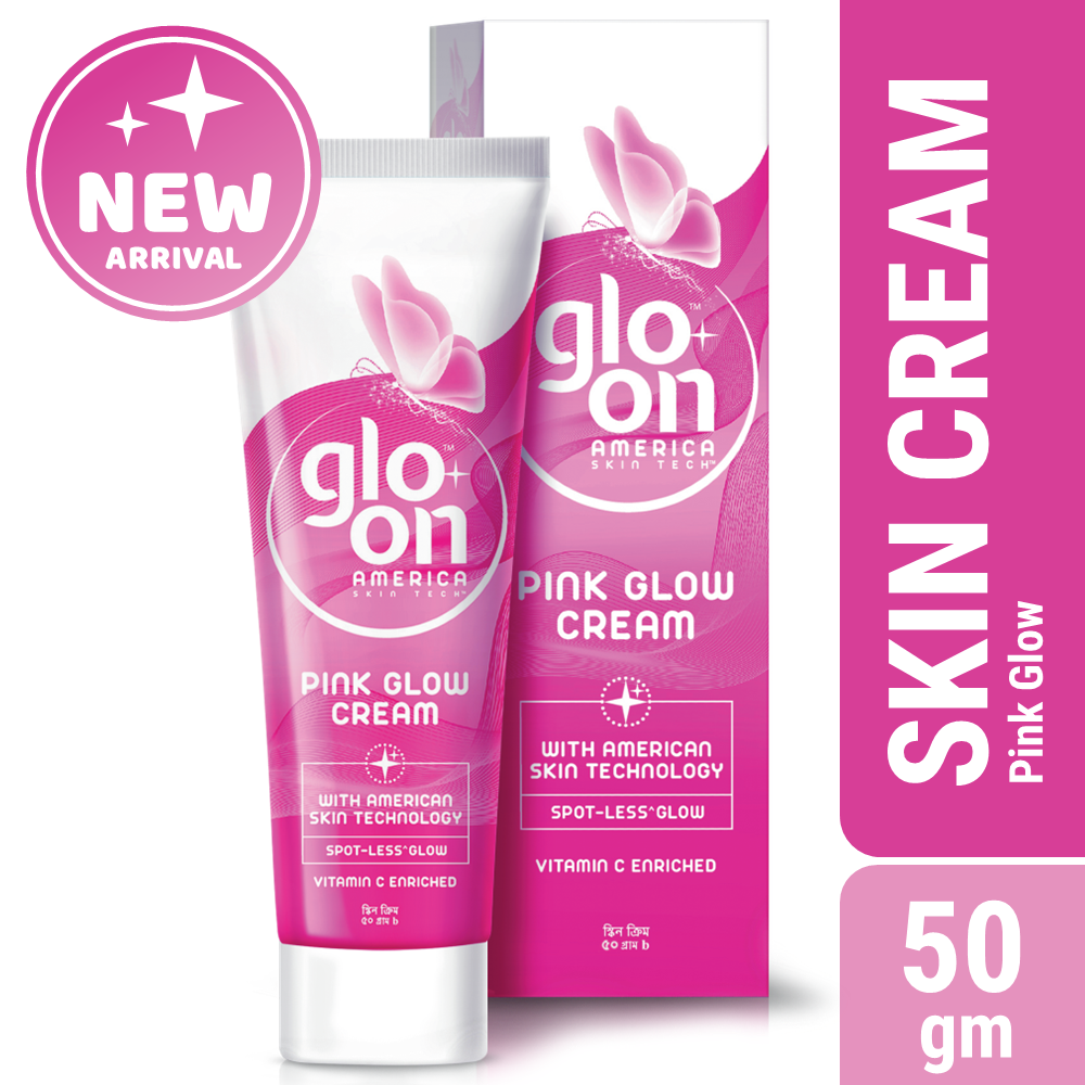 Glo On Pink Glow Cream with American Skin Technology , Enriched with V ...