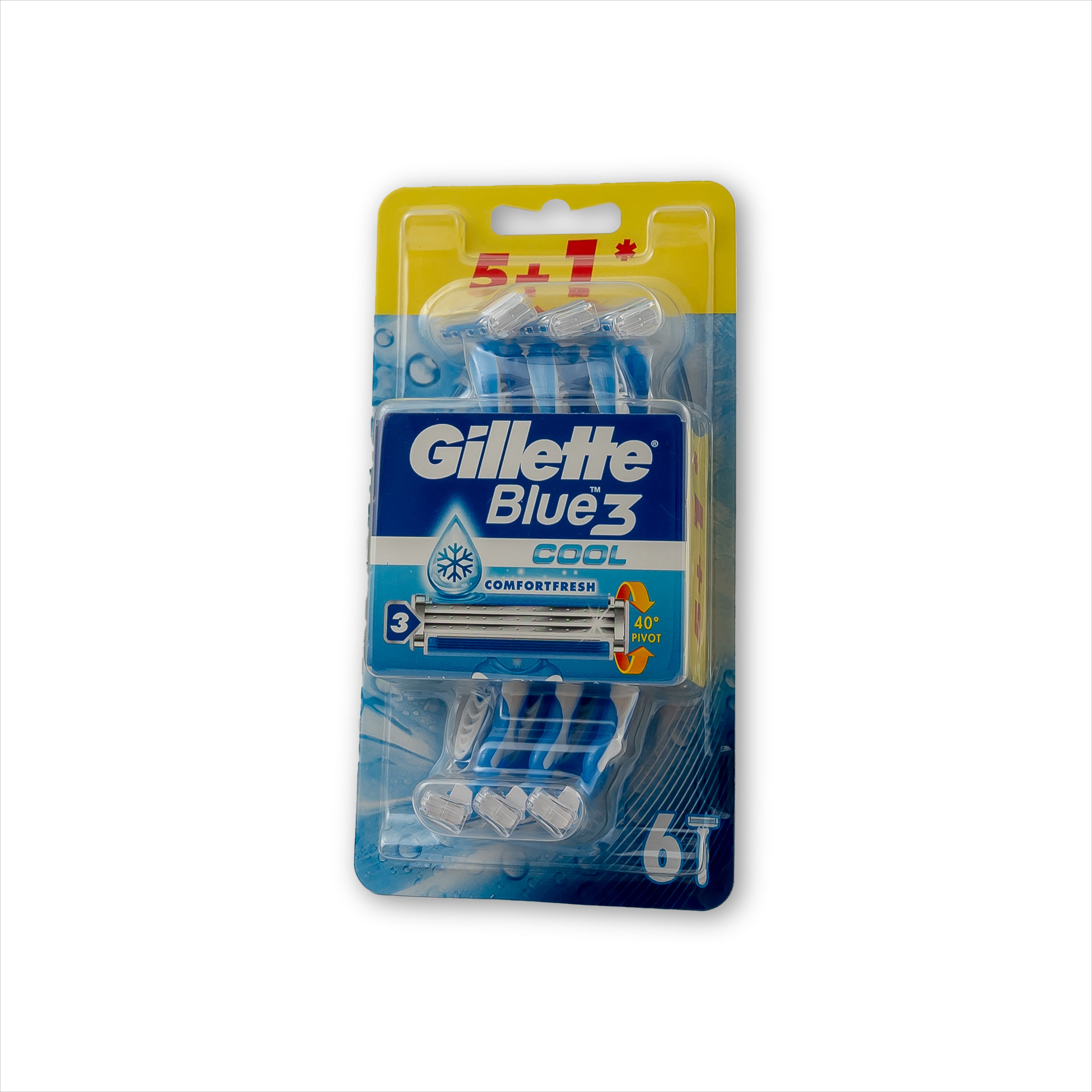 Gillette Blue3 Cool Men's Disposable Razor - 6 Count – OHSOGO