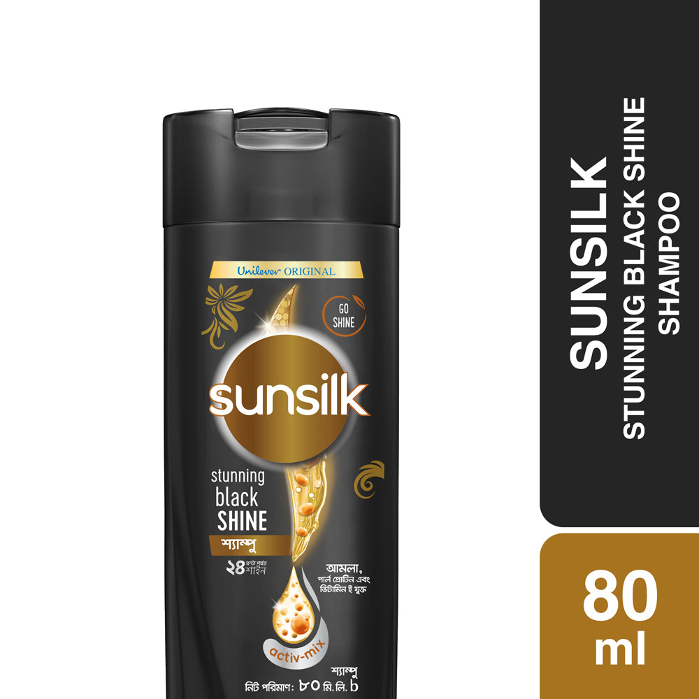 Buy Sunsilk Shampoo Stunning Black Shine Online at Best Price in ...