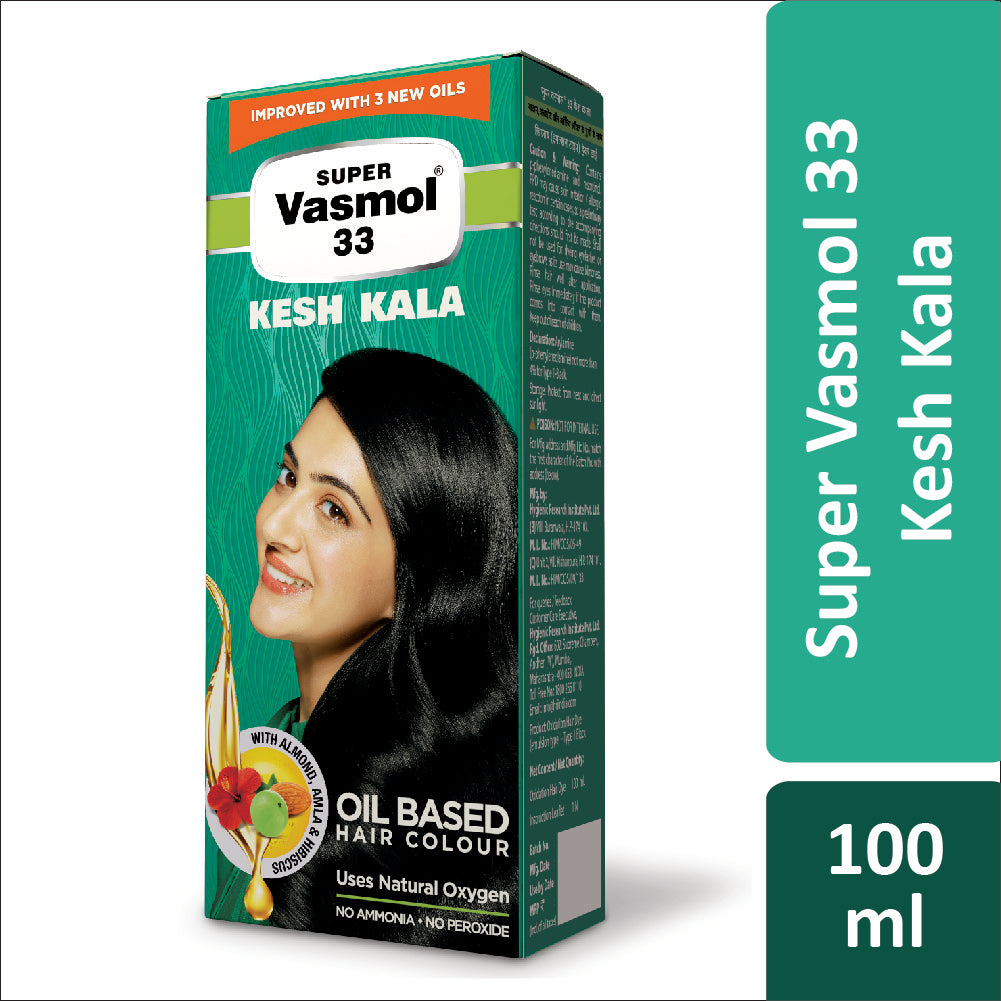 Super Vasmol 33 Kesh Kala Oil Based Hair Colour – OHSOGO