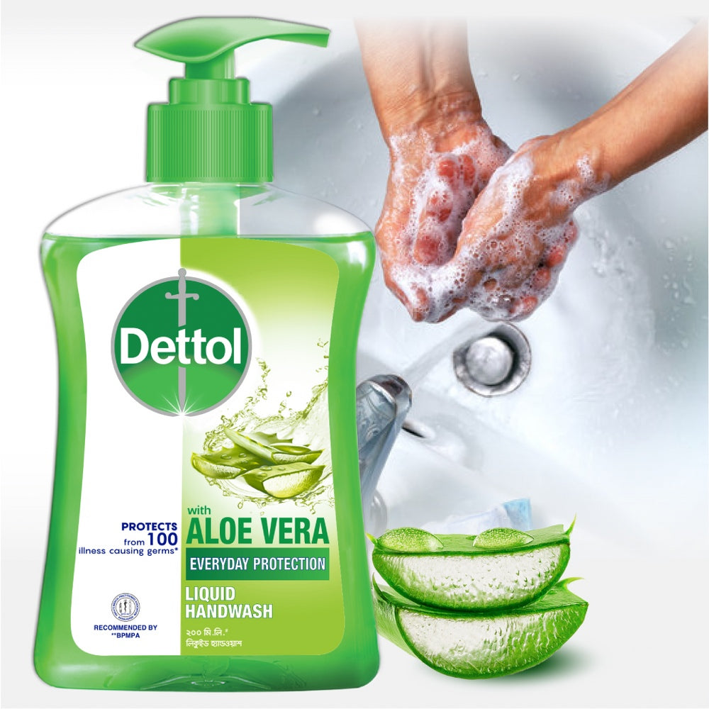 Buy Dettol Aloe Vera Liquid Handwash Pump (200ml) Online at Best Price ...