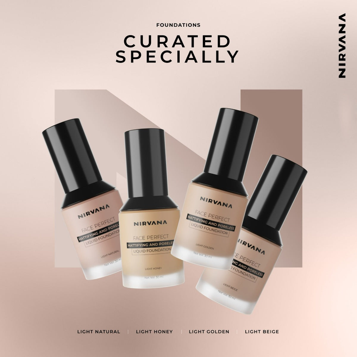 Buy Nirvana Color Face Perfect Liquid Foundation (30ml) Online at Best ...