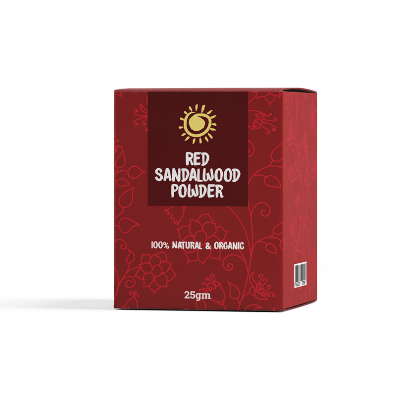 Buy Rajkonna 100% Natural and Organic Red Sandalwood Powder (25gm ...