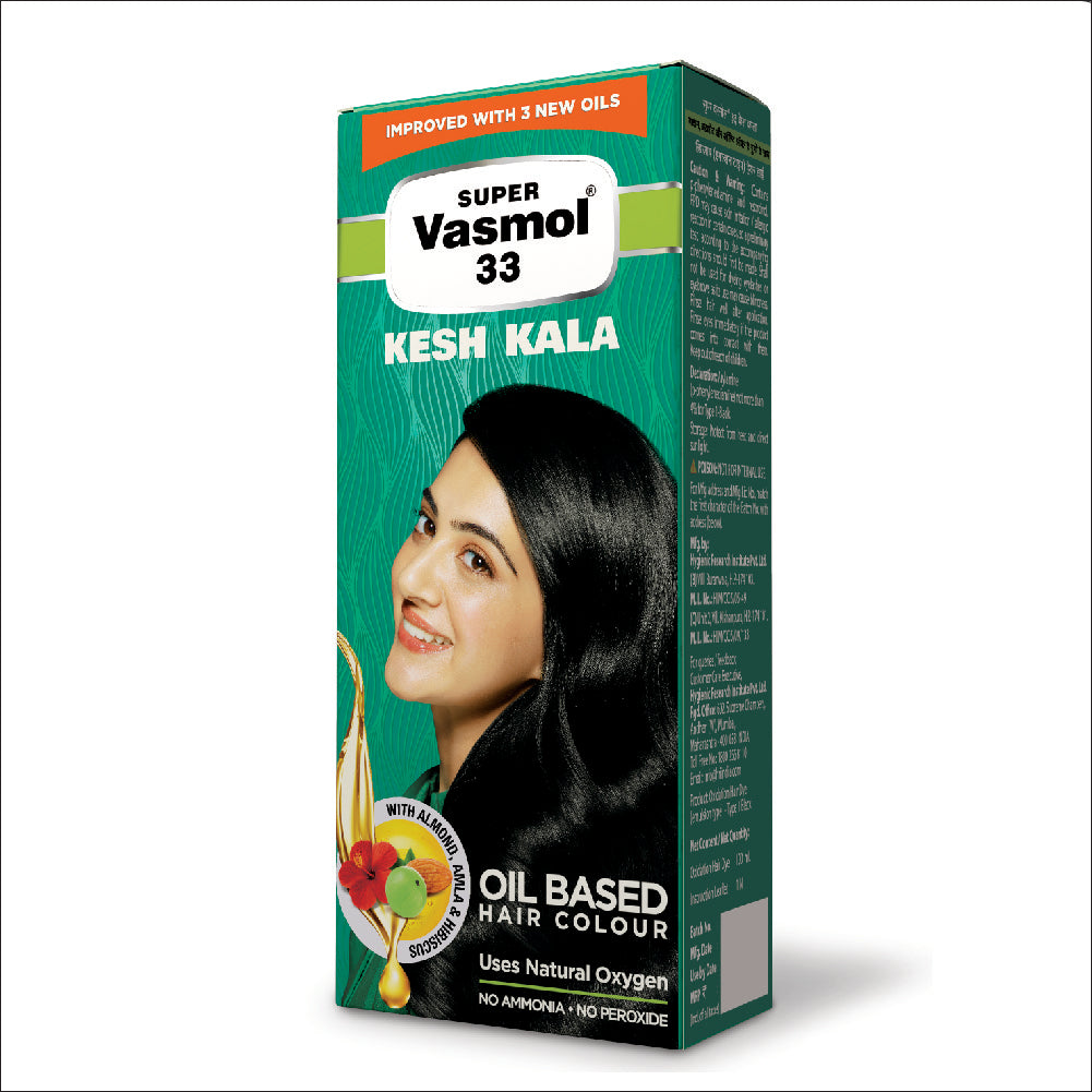 Super Vasmol 33 Kesh Kala Oil Based Hair Colour – OHSOGO